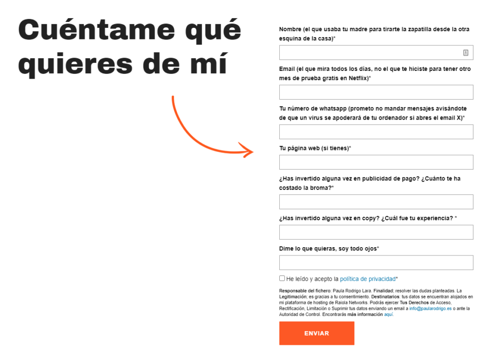 One Page: páginas sencillas pero muy efectivas - Big Bang Conversion